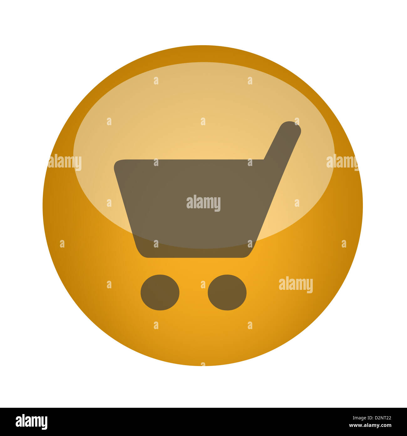 E commerce buttons isolated against a white background Stock Photo - Alamy