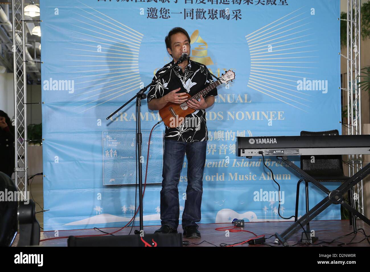 Taipei, Taiwan, China. 29th January 2013. Six time Grammy Winner Daniel ...