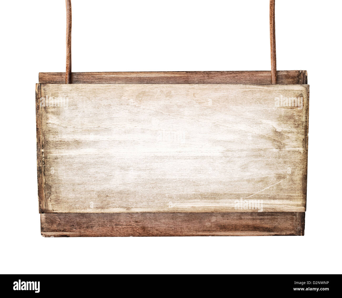 Old wooden board isolated on white background Stock Photo - Alamy