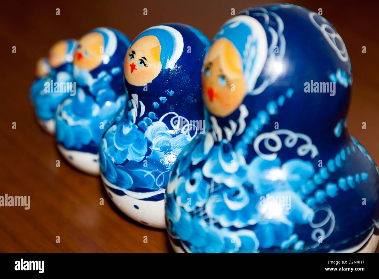 Blue matrioshka hi-res stock photography and images - Alamy