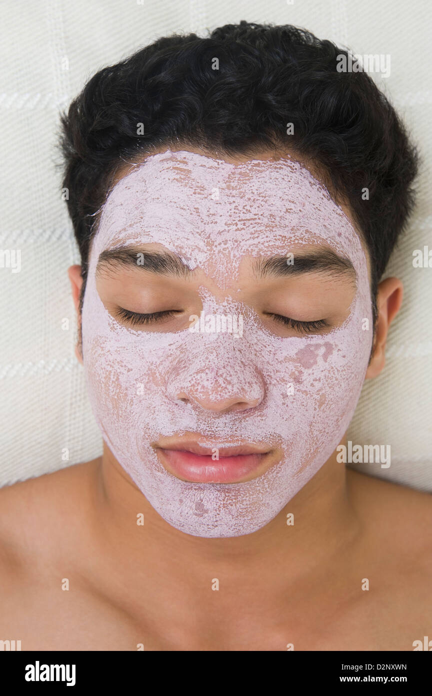 Man facial mask hi-res stock photography and images - Alamy