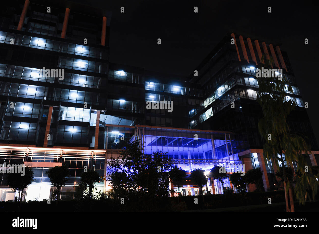 Gurgaon night view hi-res stock photography and images - Alamy