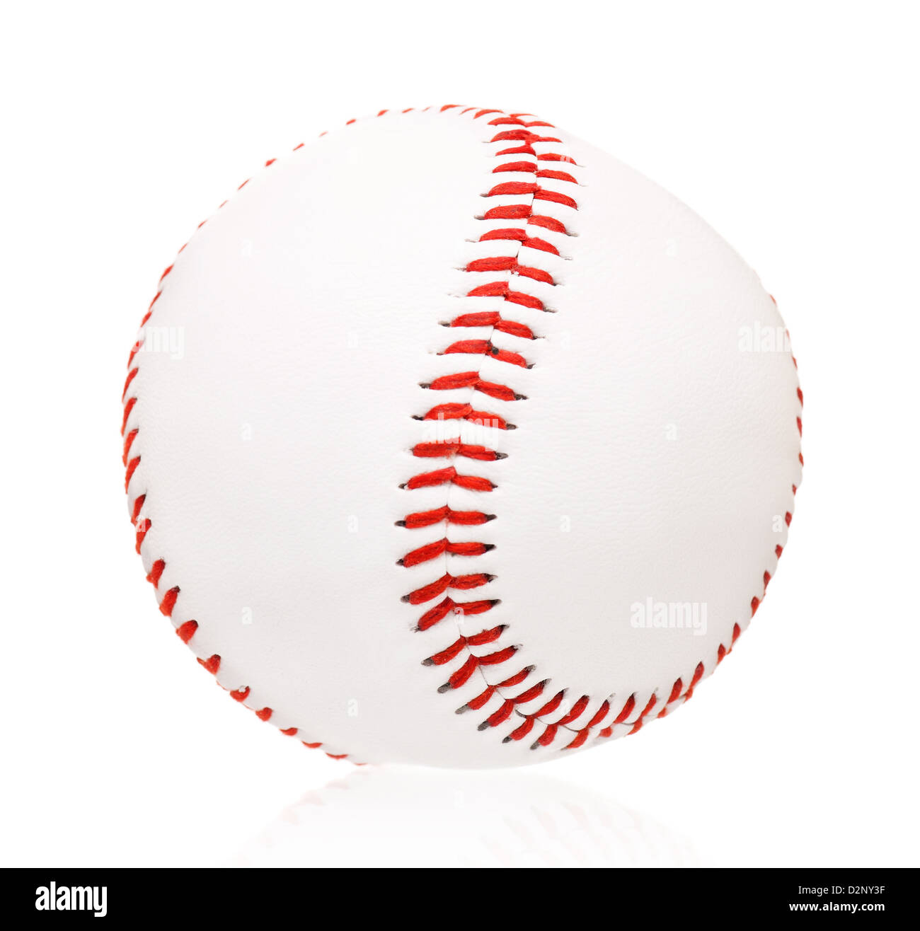 Single baseball ball, isolated on white background Stock Photo - Alamy