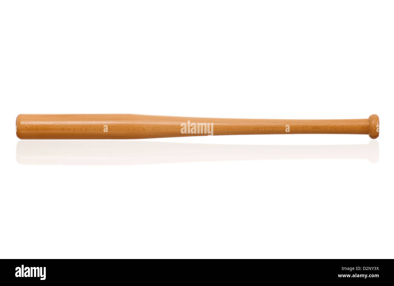 Single baseball bat, isolated on white background Stock Photo - Alamy