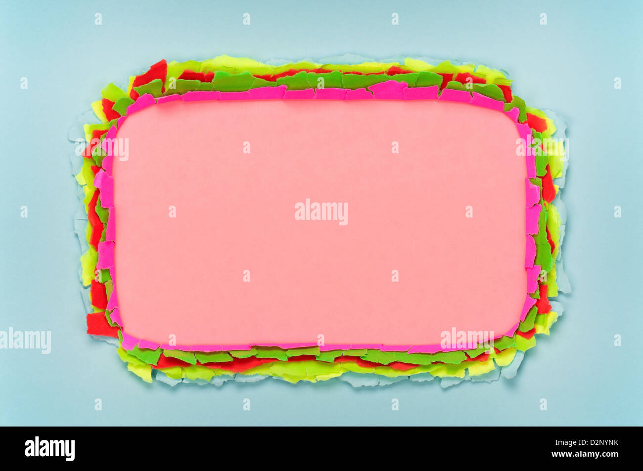 Colorful torn paper background with space for your message Stock Photo ...