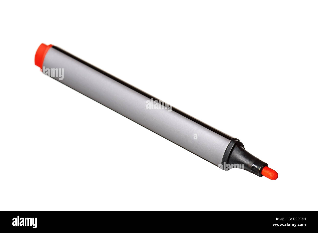 Red whiteboard marker isolated on white background Stock Photo - Alamy