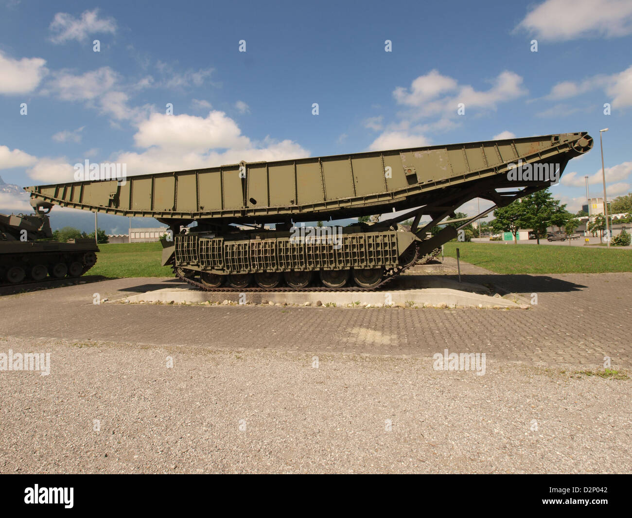 The Centurion Bridgelayer is a military vehicle designed to lay bridges ...