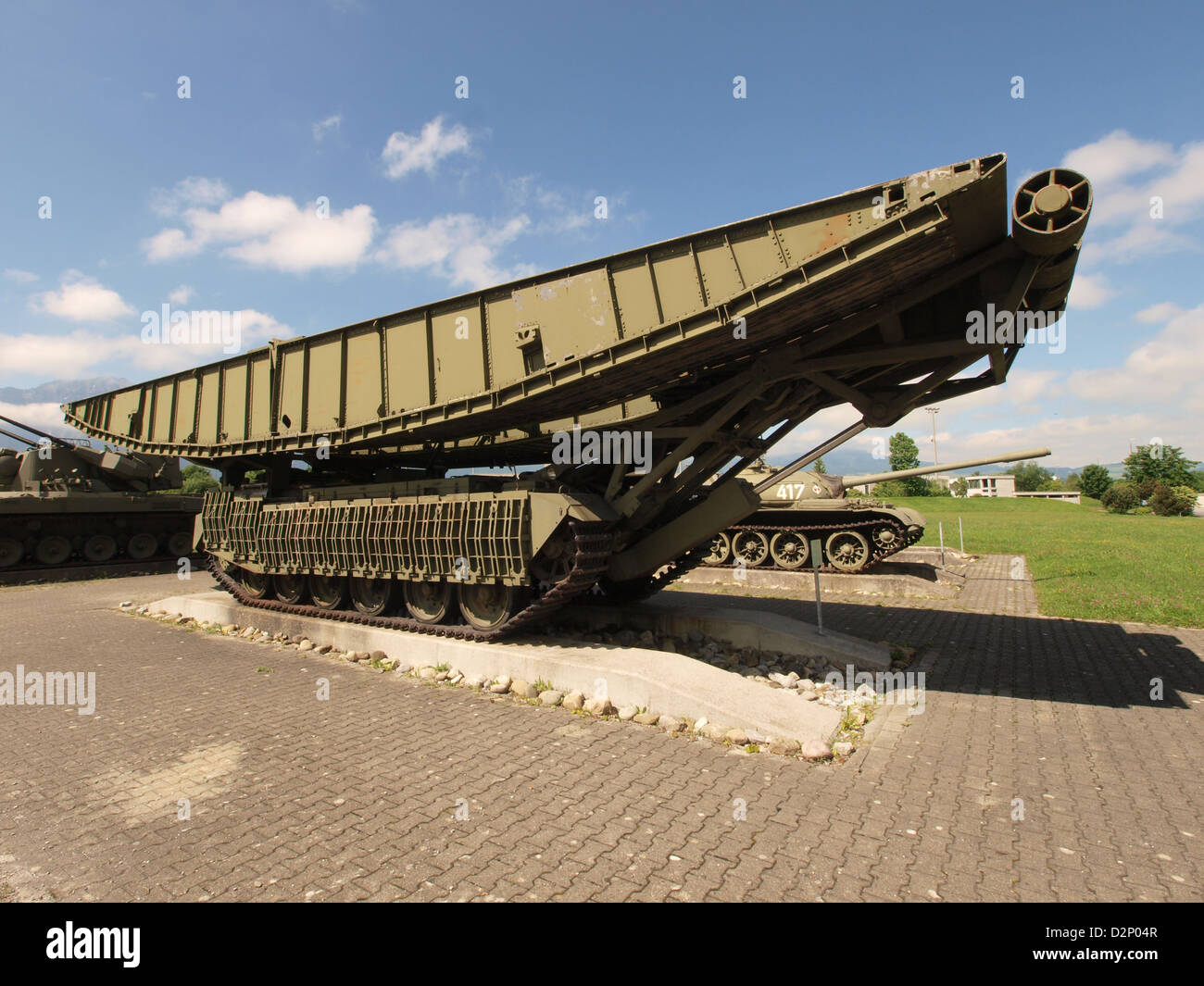 The Centurion Bridgelayer, a military vehicle designed to provide ...
