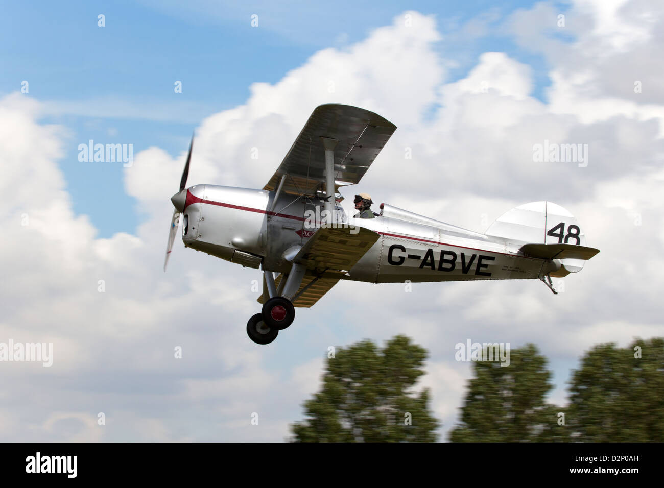 Arrow Active II G-ABVE in flight taking-off from Breighton Airfield ...
