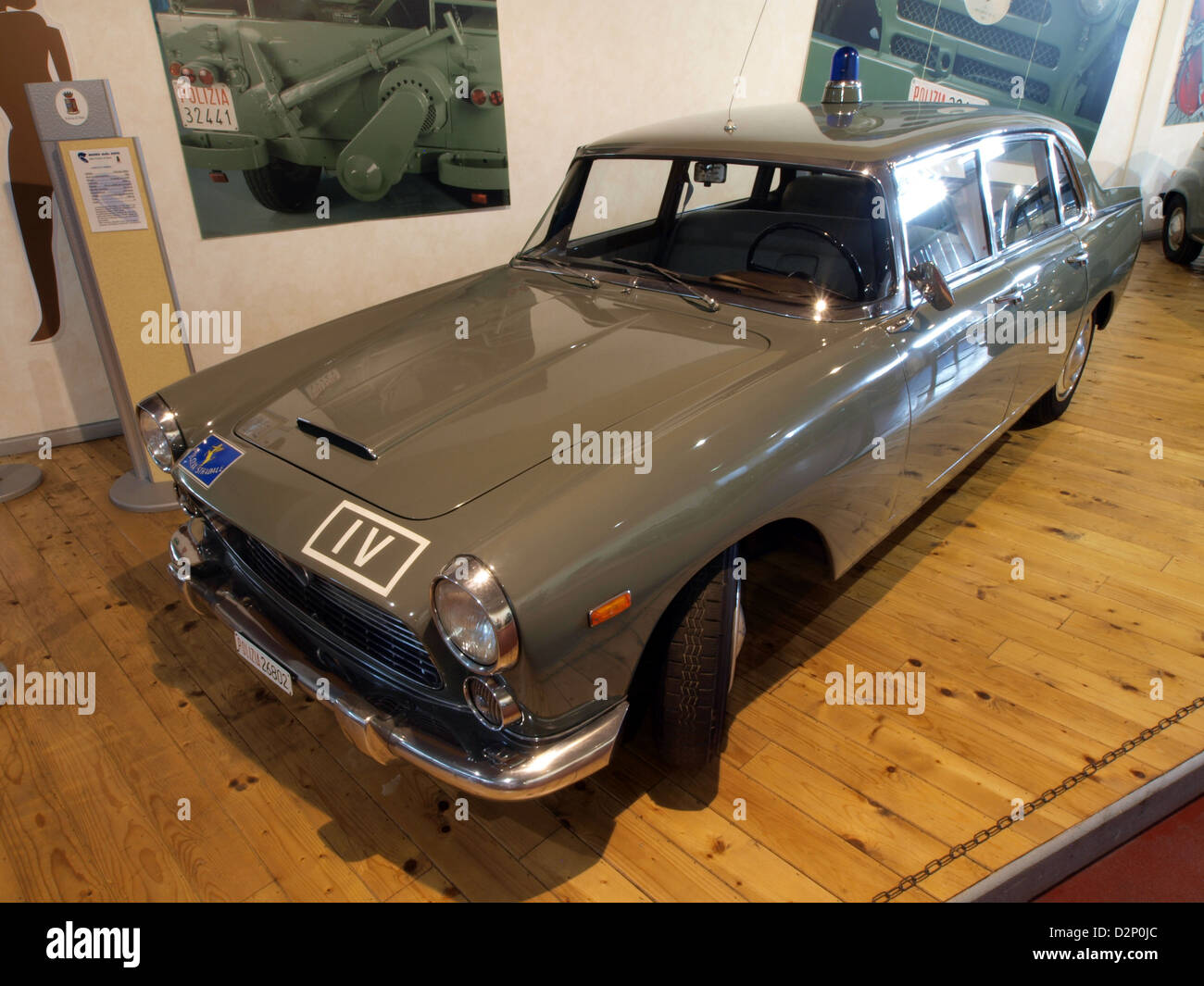 The Lancia Polizia 26802, used by the Italian police, is a classic ...