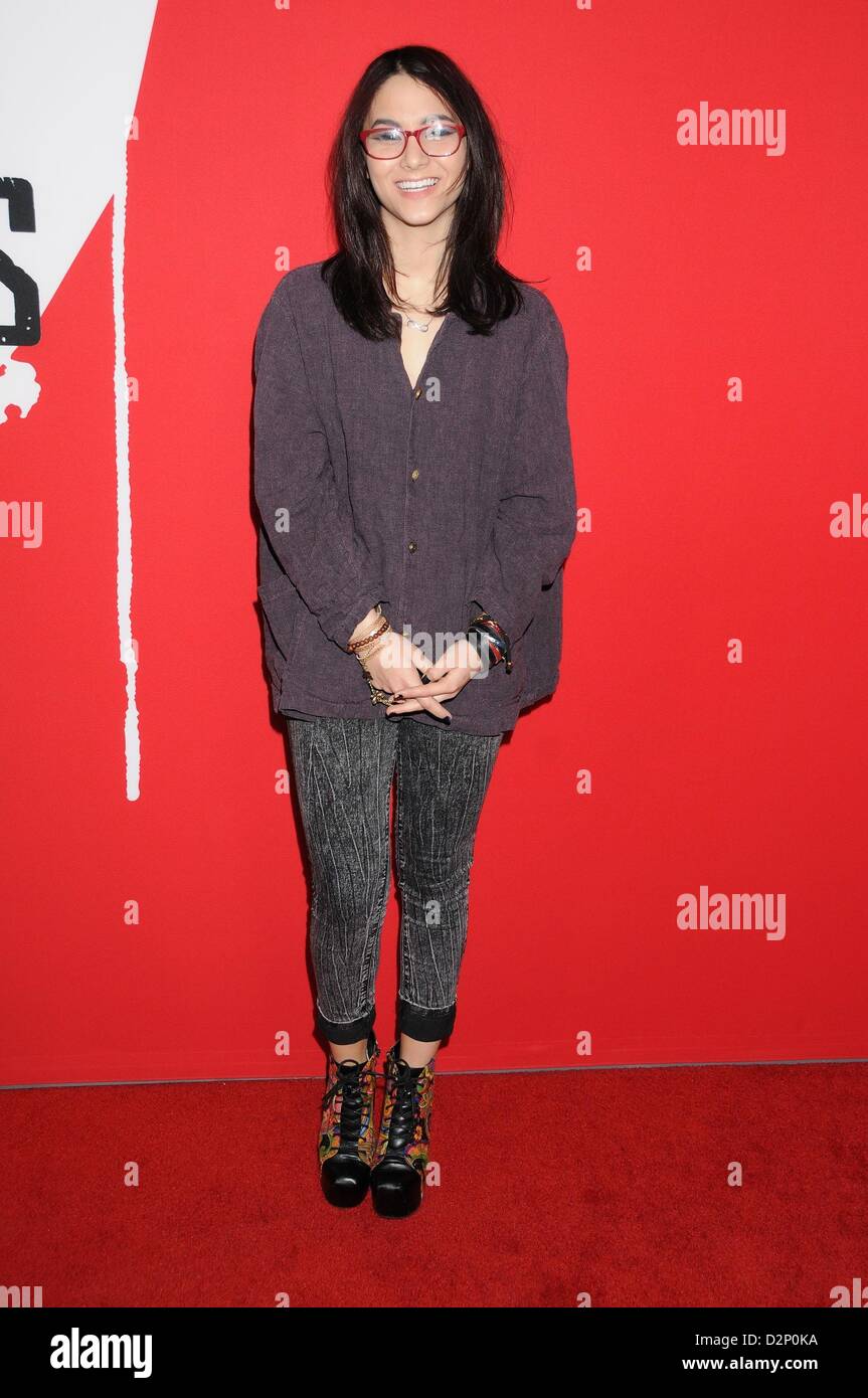 Los Angeles, California, USA. 29th January 2013. Actress FIVEL STEWART ...