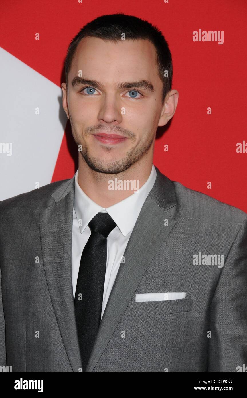 Los Angeles, California, USA. 29th January 2013. Actor NICHOLAS HOULT ...