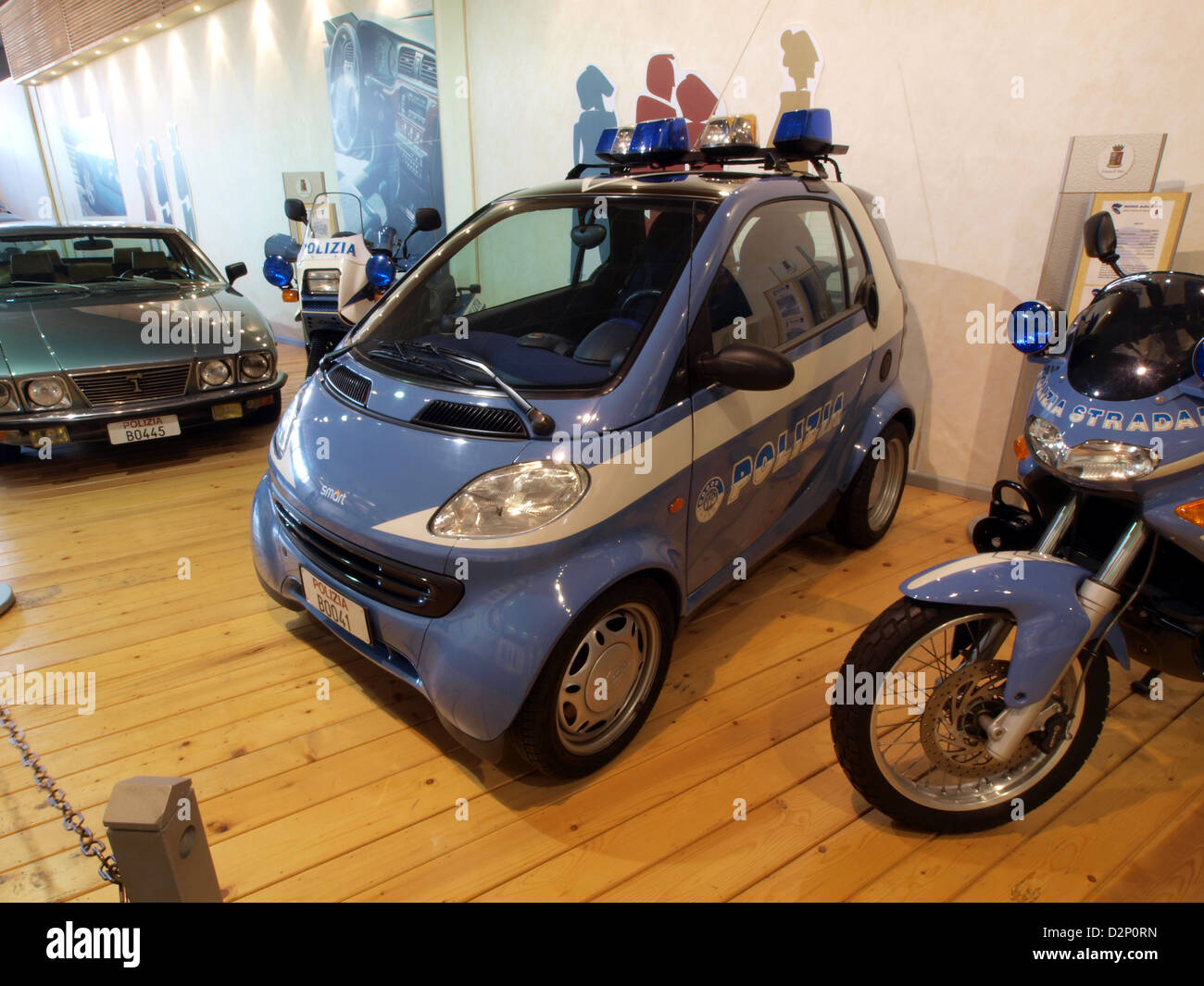 The Smart Italian Police Car is a compact and efficient vehicle used by ...