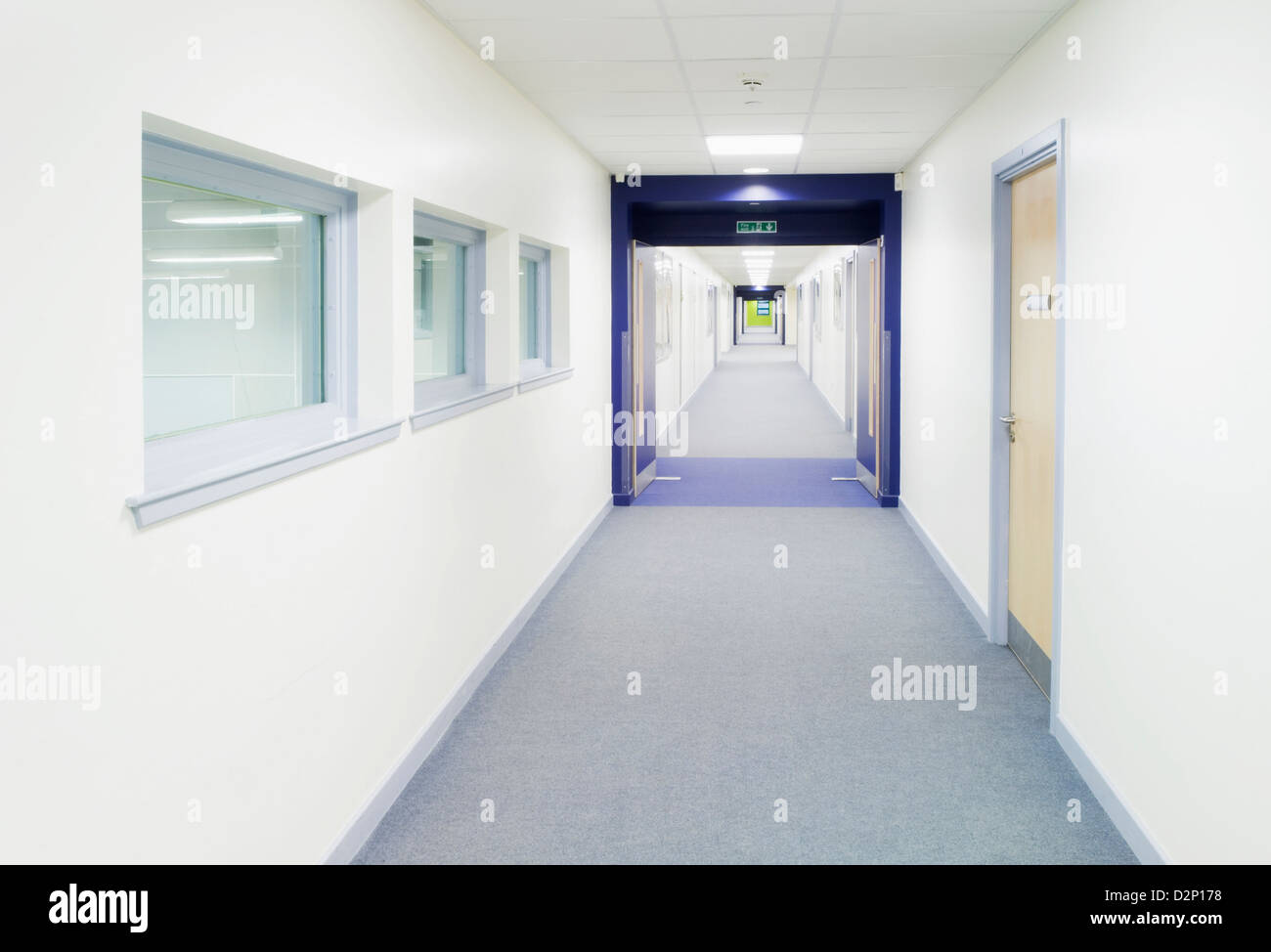 Modern School Corridor