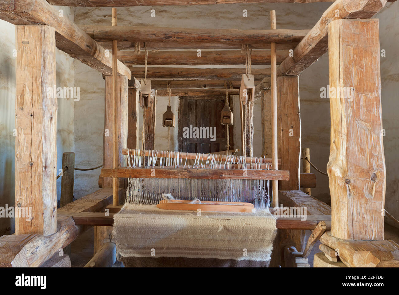 Weaving loom historic hi-res stock photography and images - Alamy