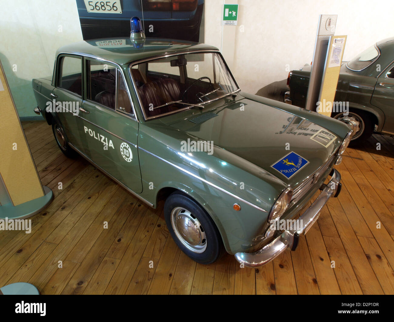 Italian police car fiat polizia hi-res stock photography and images - Alamy