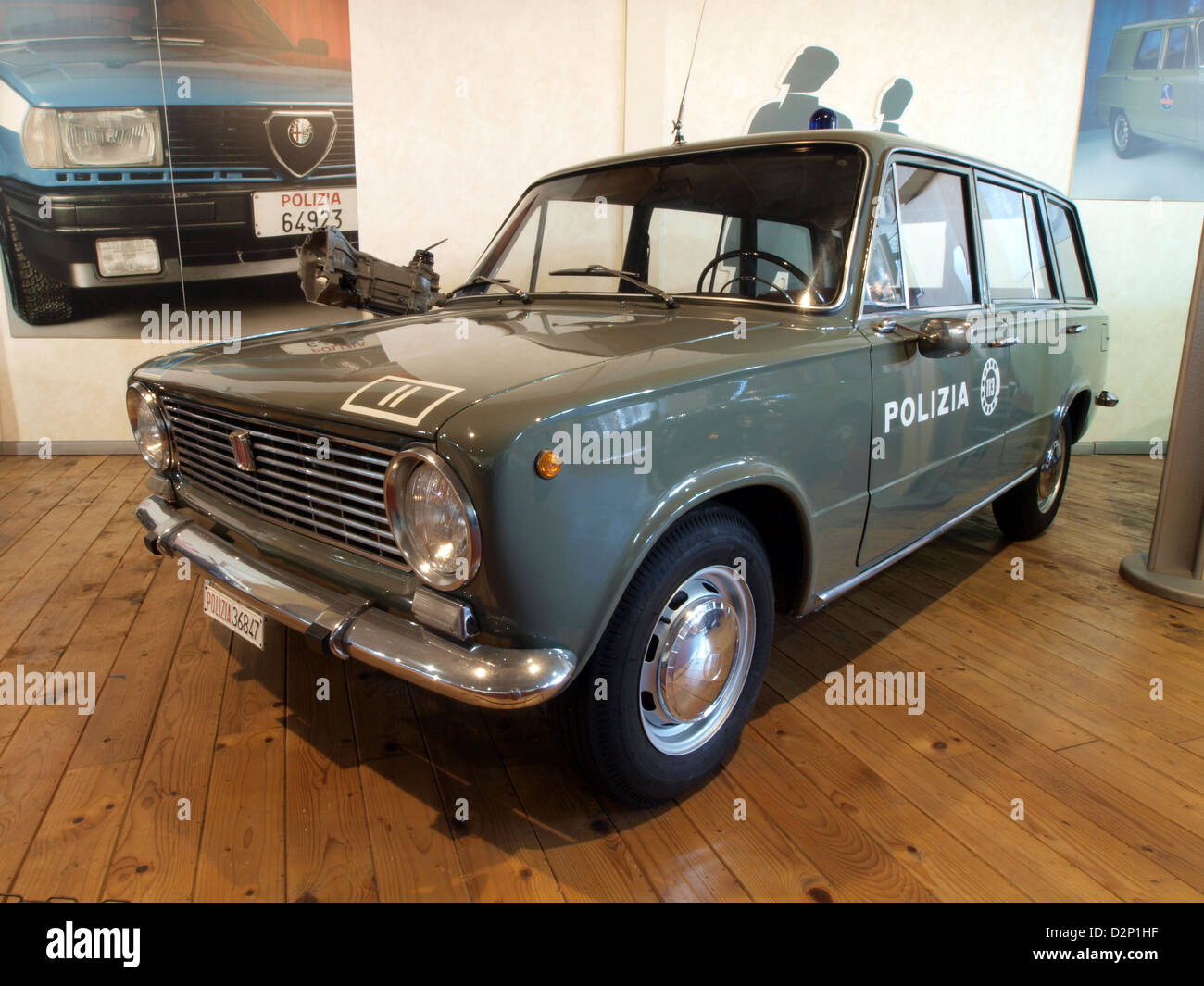 Italian police car fiat polizia hi-res stock photography and images - Alamy