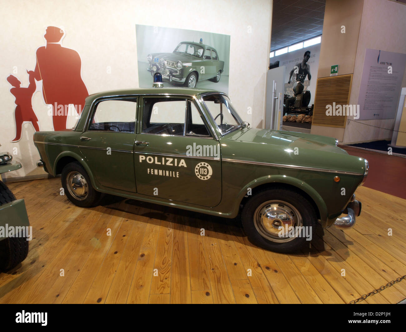 Italian police car fiat polizia hi-res stock photography and images - Alamy