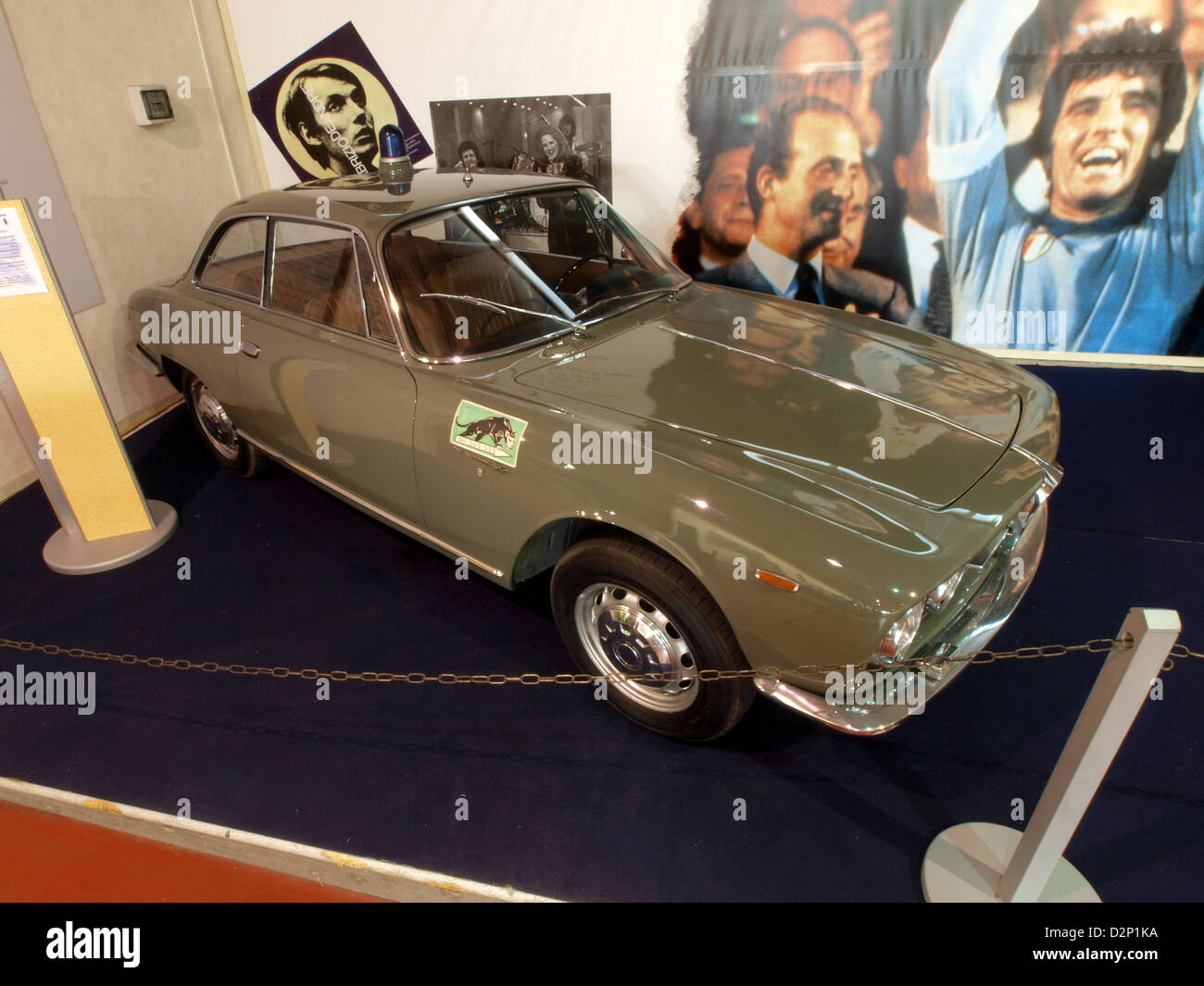 The Alfa Romeo police car is a high-performance vehicle used by Italian ...