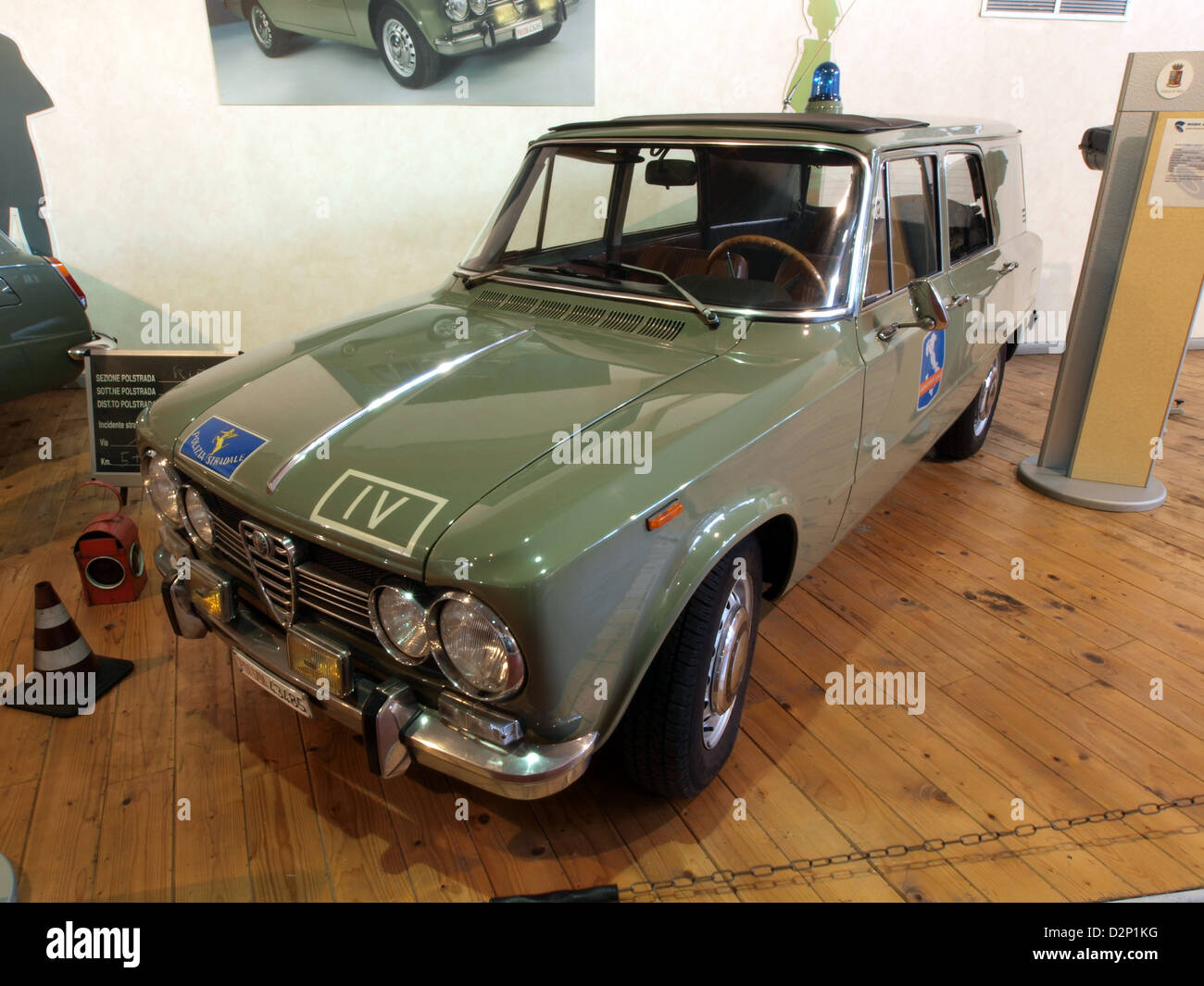 An Alfa Romeo, used by the Italian police, is a notable example of ...