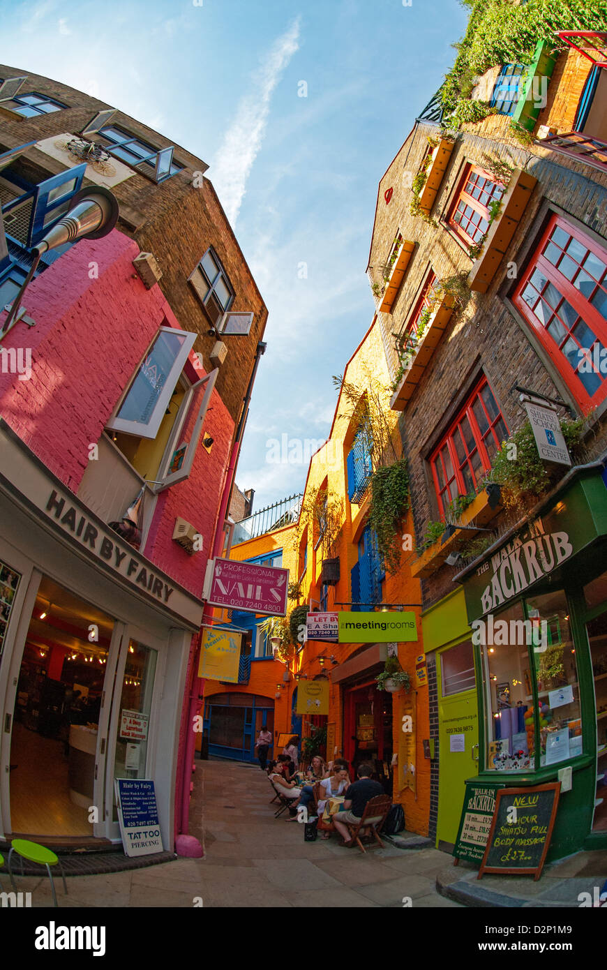 The Colour and Brightness of the Neal's Yard area, Neal Street, London ...