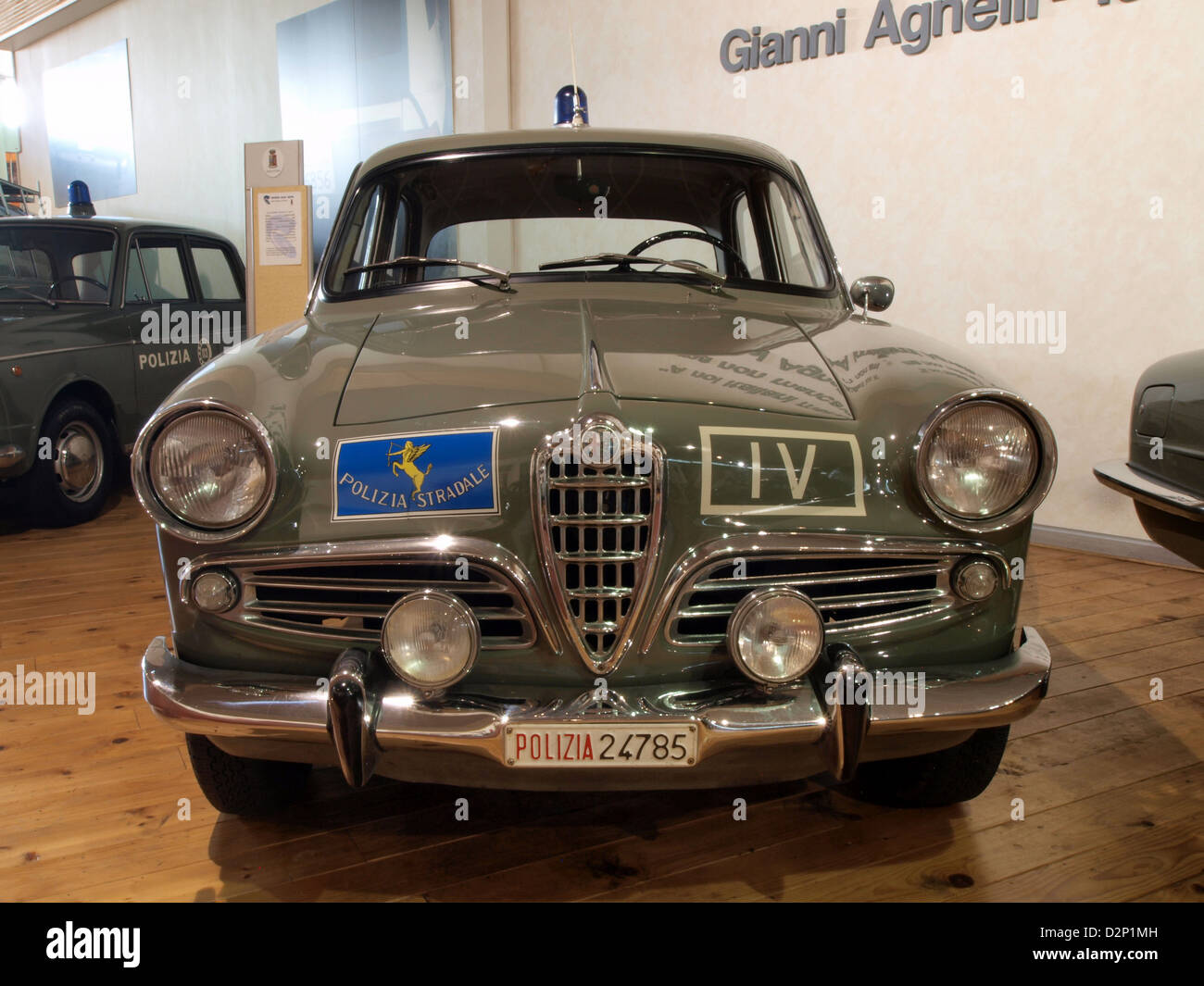 The Alfa Romeo police car used by Italian law enforcement is known for ...