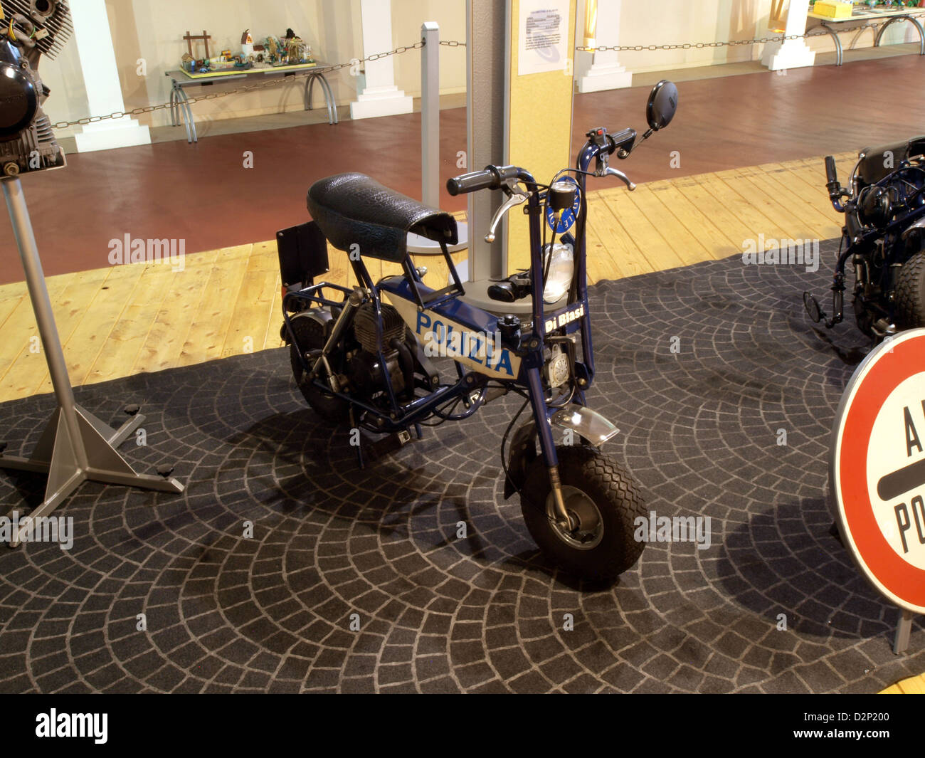 The Di Blasi Polizia, a compact Italian motorcycle used by police ...