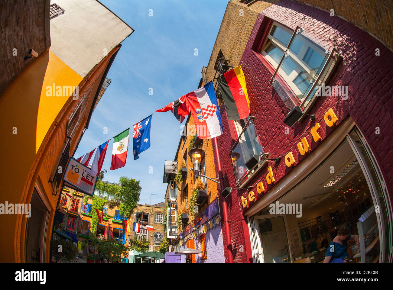 The Colour and Brightness of the Neal's Yard area, Neal Street, London ...
