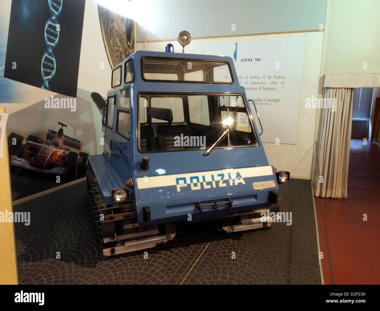 1976 Prinoth P4 snow groomer, used by the police in Italy for snow ...