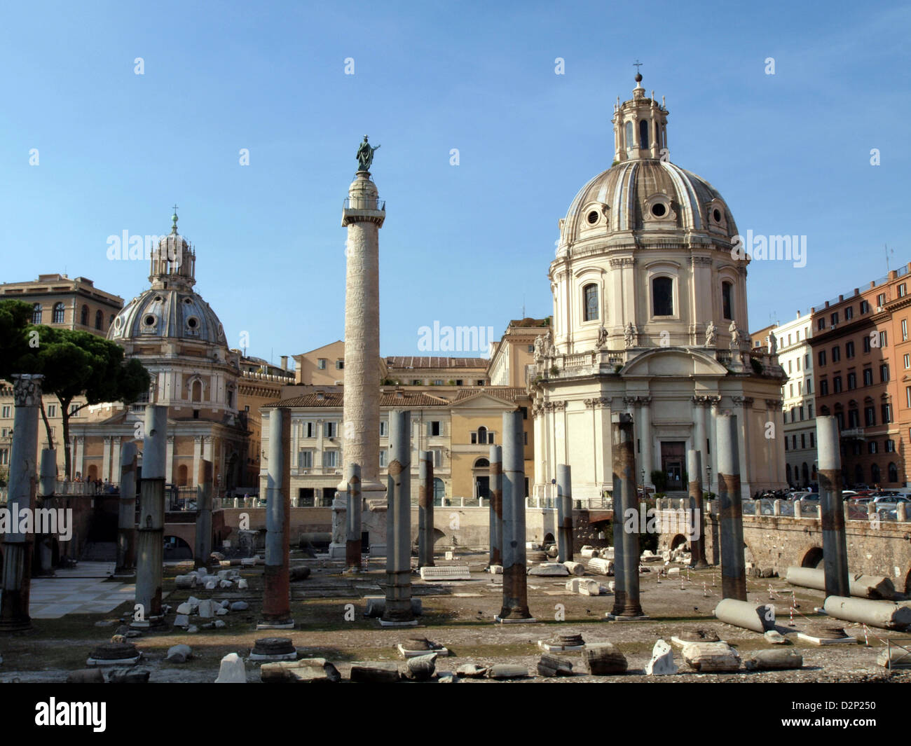 Trajan's Forum in Rome is a significant archaeological site built ...