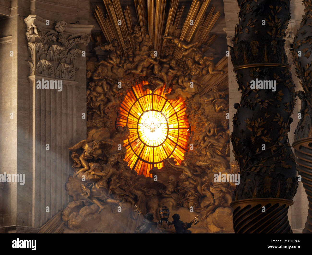 Saint Peter's Basilica is one of the most famous churches in the world ...