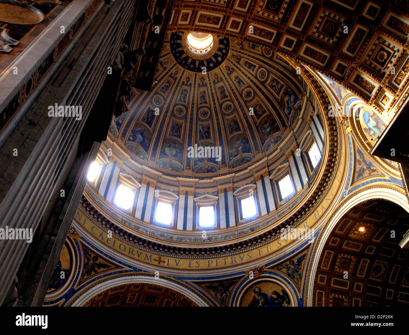 Saint Peter's Basilica in Vatican City, an iconic example of ...