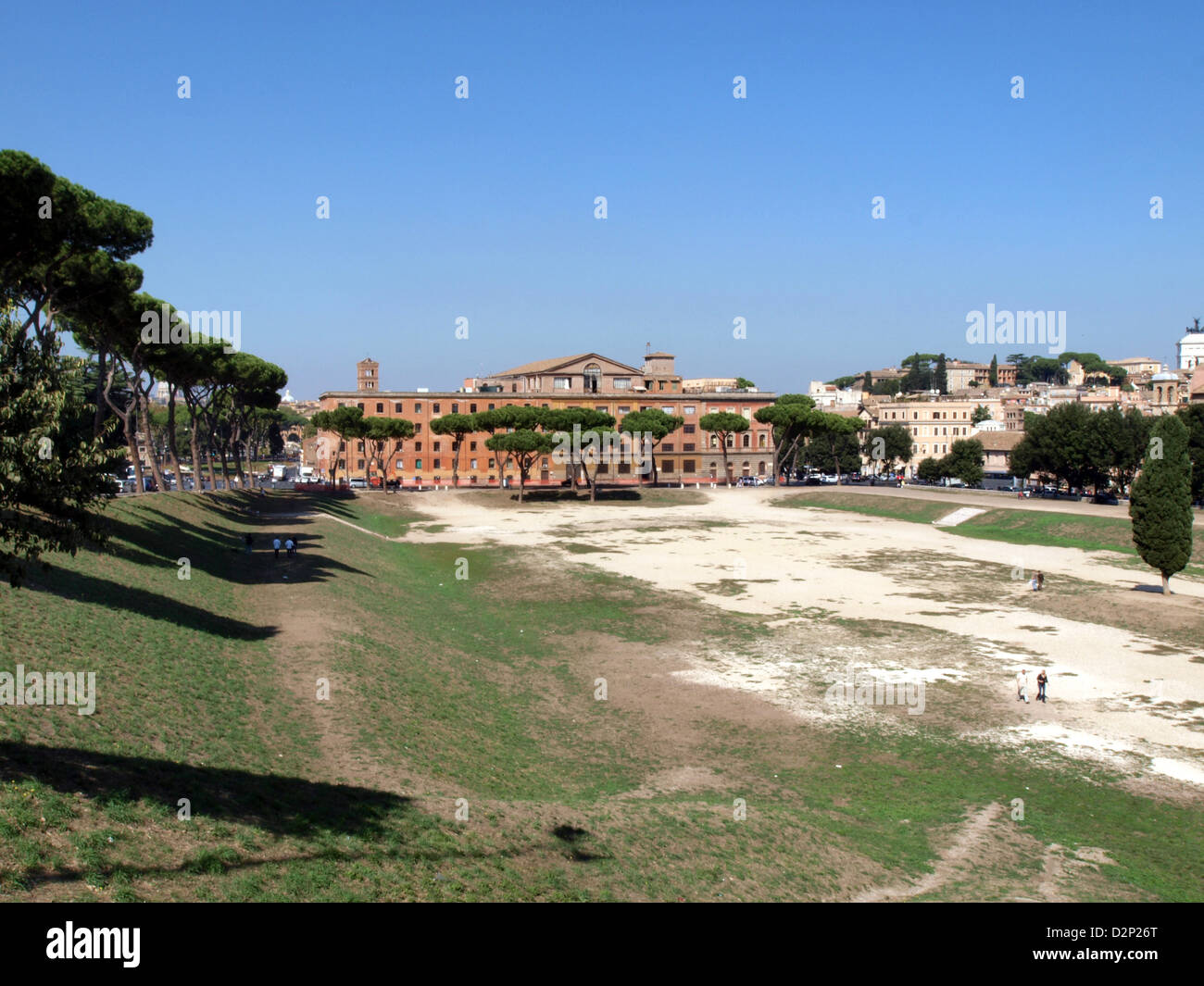 Circus Maximus was a large ancient Roman chariot racing stadium and ...