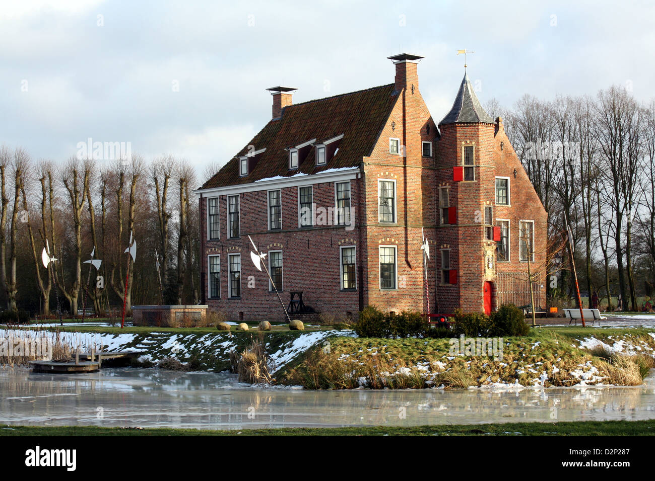 Burch Wedde from the 14th century in Wedde.(North of The Netherlands ...