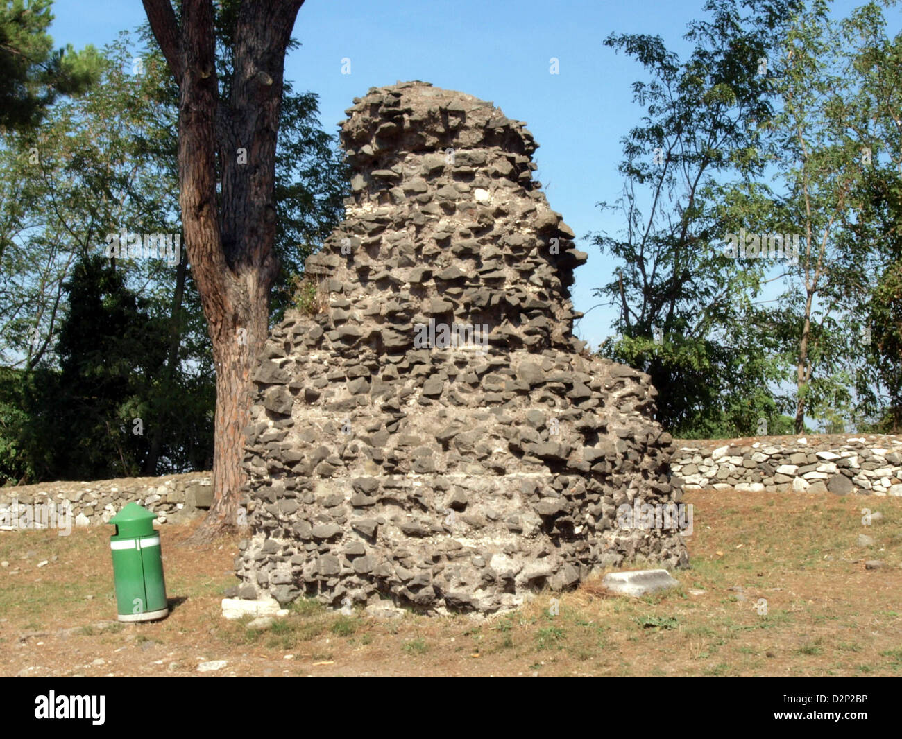 The Mausoleum of Cecilia Metella is an ancient Roman tomb located on ...