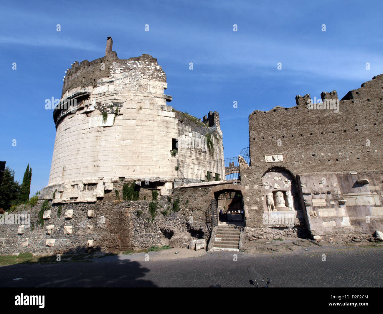 The Mausoleum of Cecilia Metella is an ancient Roman tomb located on ...
