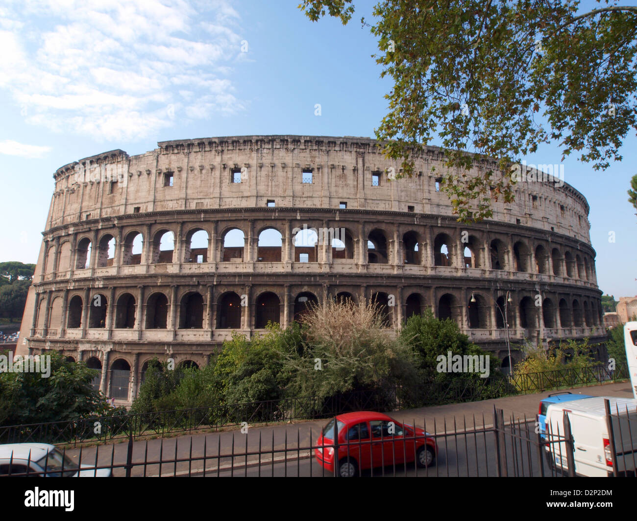 The Colosseum in Rome is an ancient amphitheater known for its massive ...