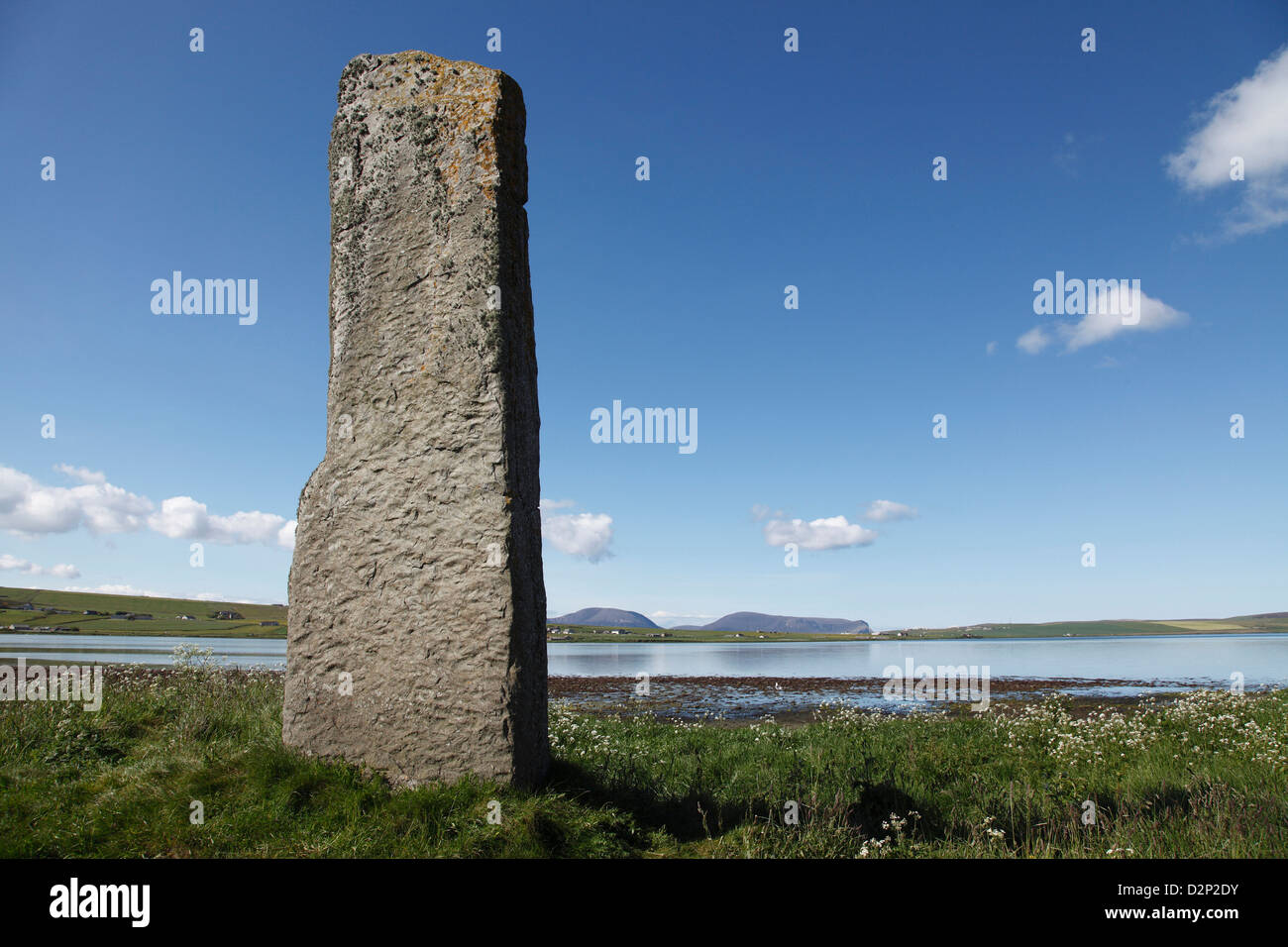 The Stenness Watch Stone which stands outside the circle of the ...