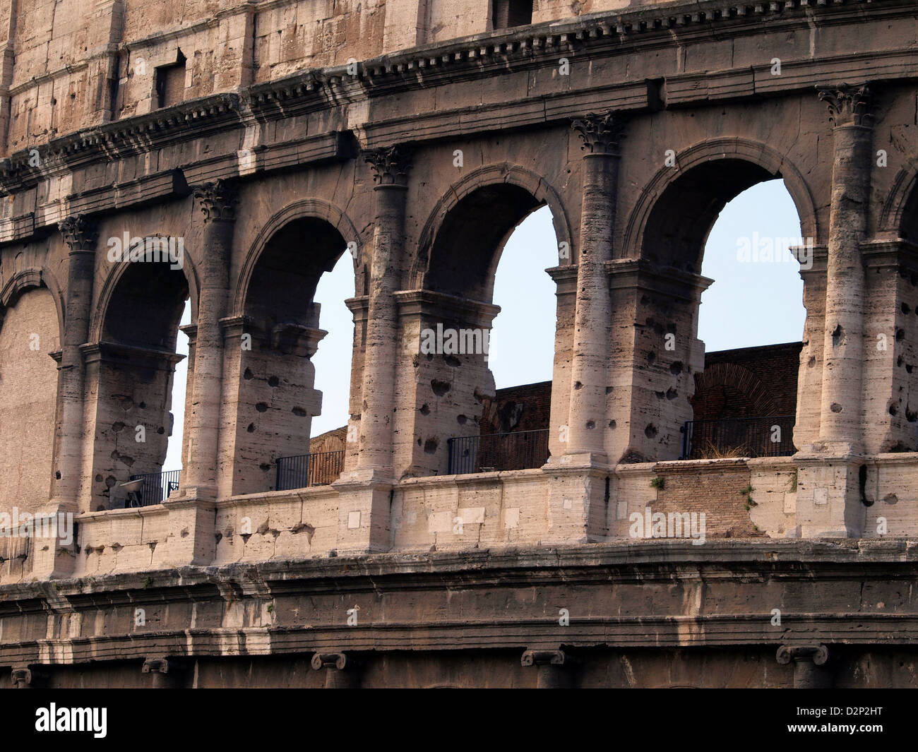 The Colosseum in Rome, Italy, is an ancient amphitheater known for its ...