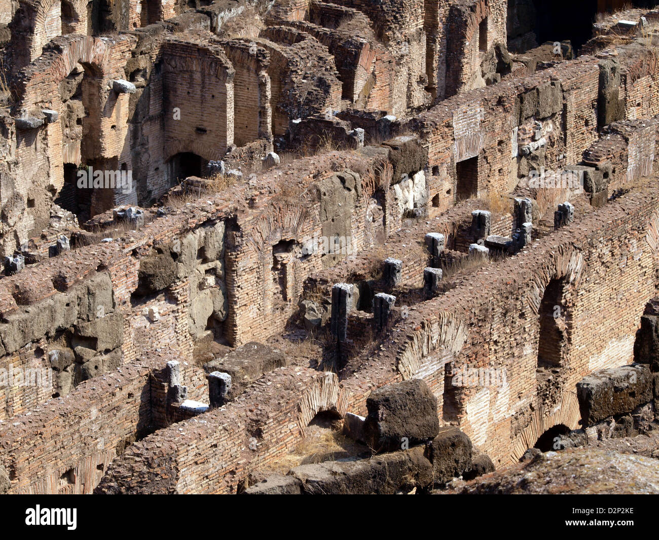 The Colosseum in Rome, Italy, is an ancient amphitheater that once ...