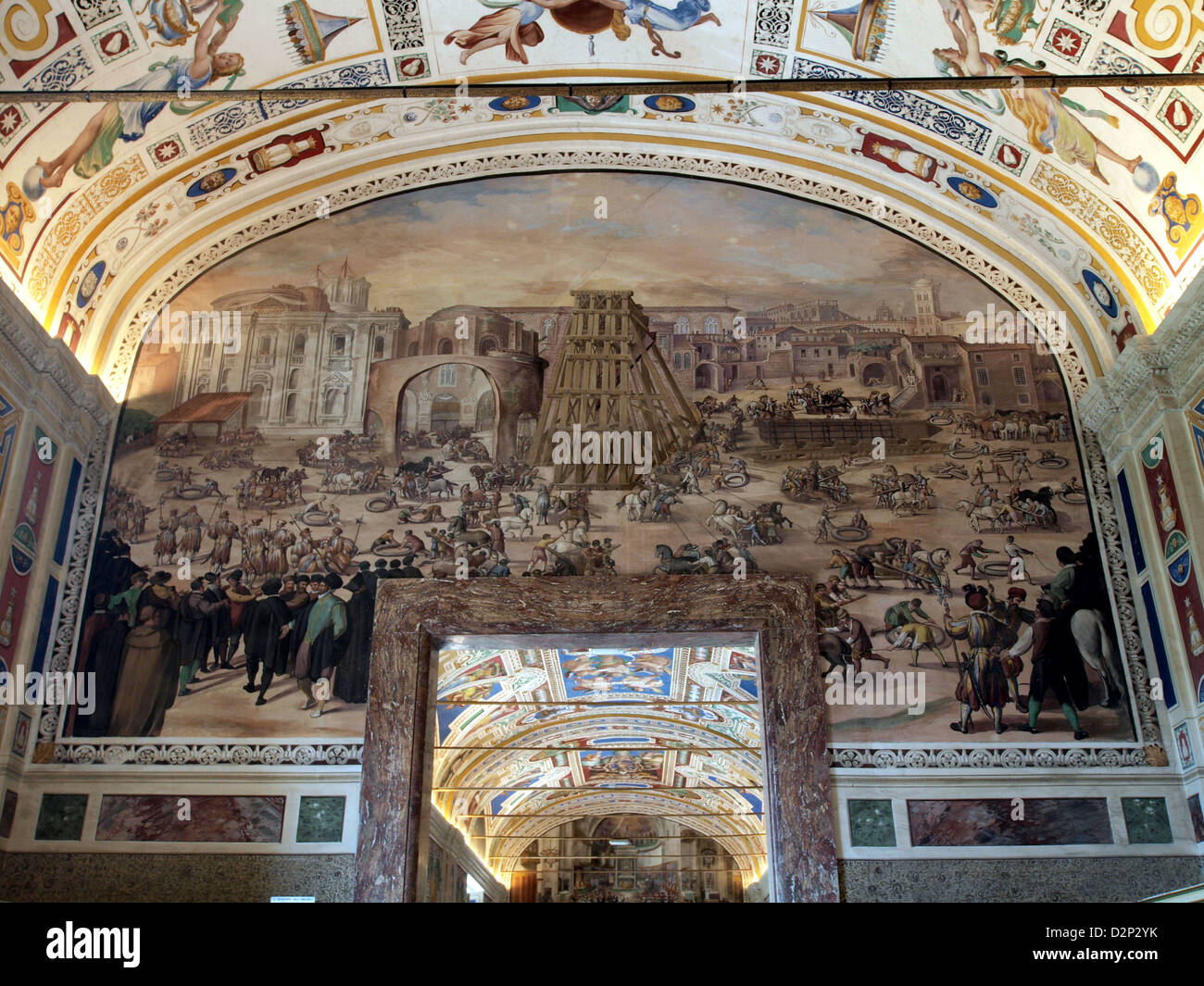 The Pigna is a large bronze sculpture located in the Vatican Museums ...