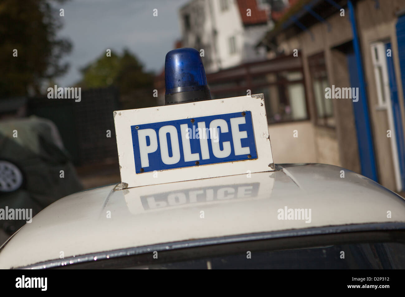 An old British Police car Stock Photo - Alamy