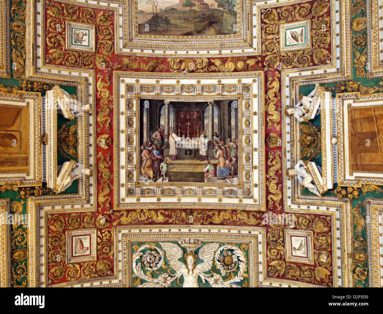 The Pigna is a large bronze sculpture located in the Vatican Museums ...