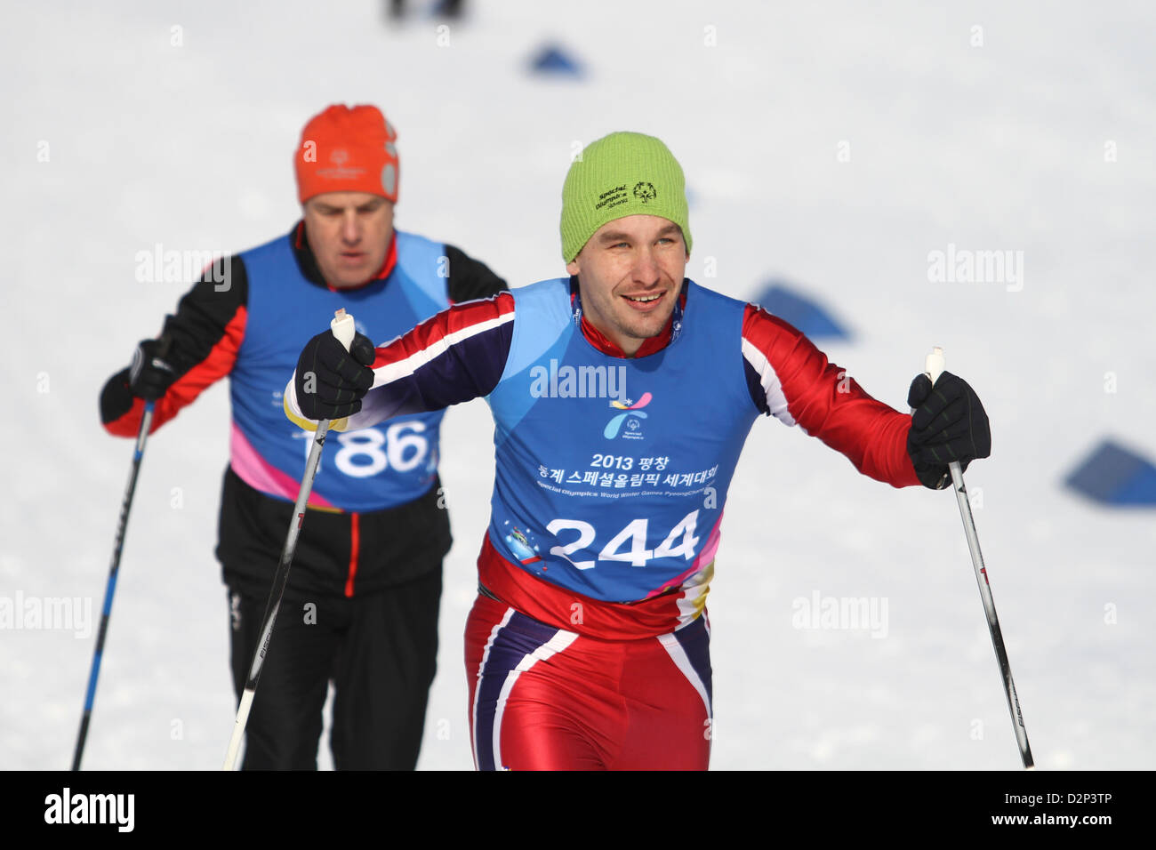 Pyeongchang, South Korea. January 30th 2013. Young Athletes of Cross ...