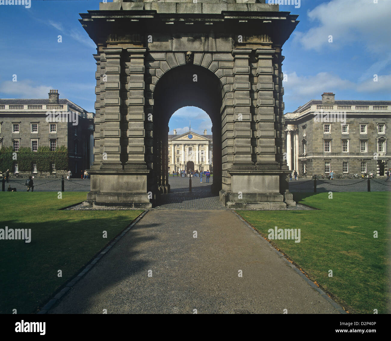 Trinity College Dublin Gate Stock Photos & Trinity College Dublin Gate ...