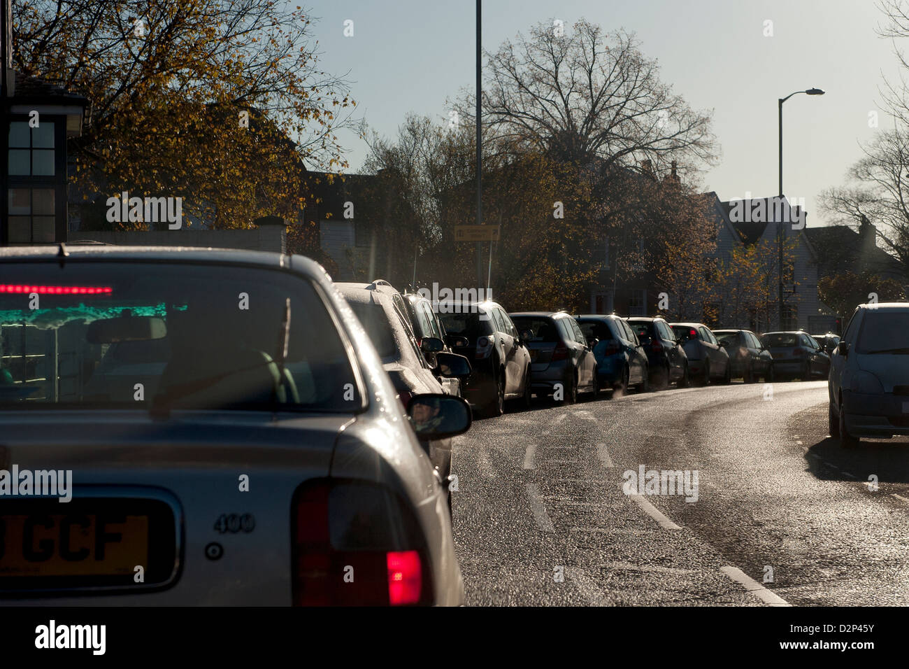 Queuing traffic hi-res stock photography and images - Alamy