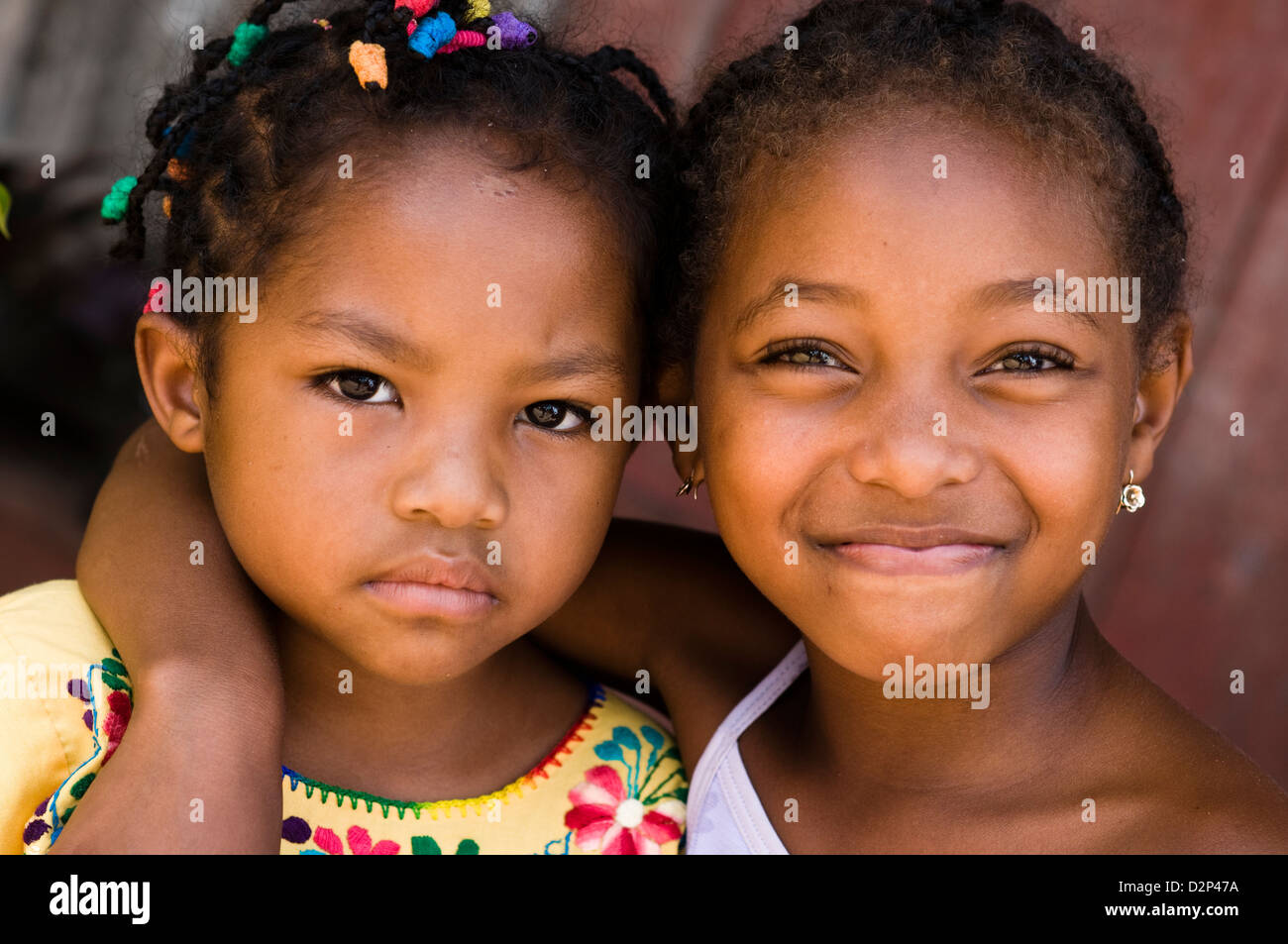 girls in sambava, madagascar Stock Photo - Alamy