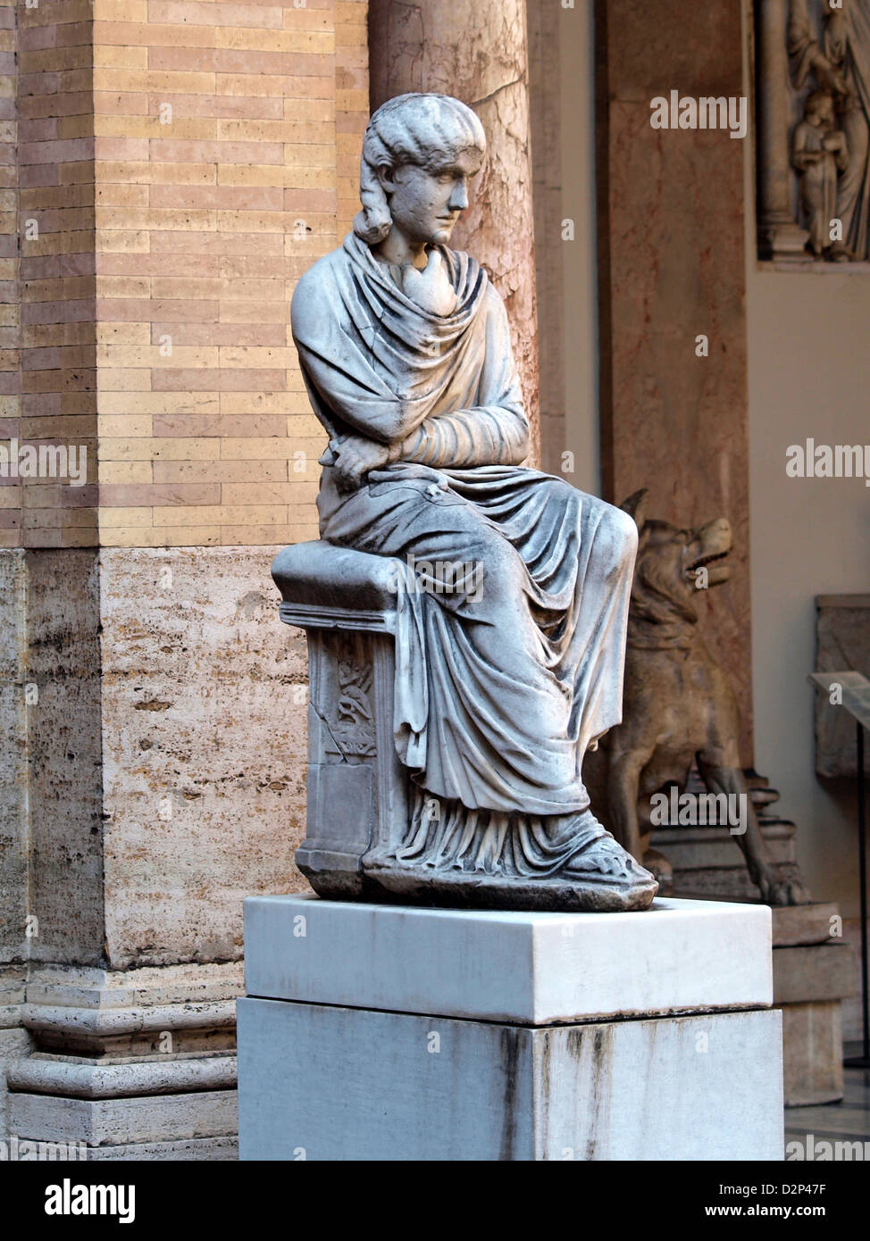 The Pigna, located in the Vatican Museums, is an ancient Roman bronze ...