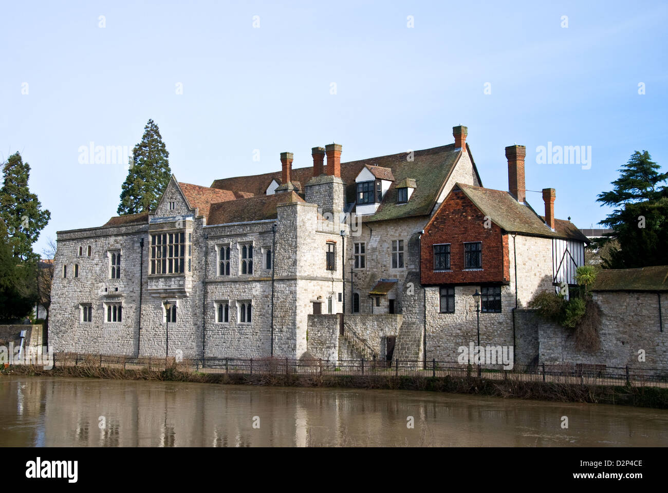 Archbishops' Palace Maidstone Kent Stock Photo - Alamy