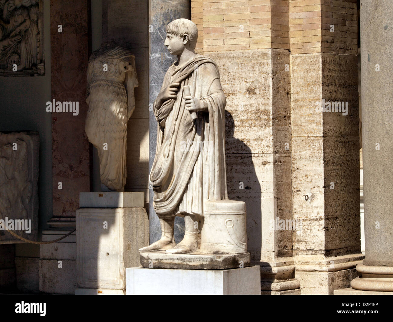 The Pigna is a large bronze pine cone sculpture located in the Vatican ...